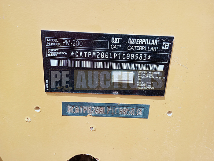 2014 Caterpillar PM200 Used Cold Milling Machines for Auction | P&E